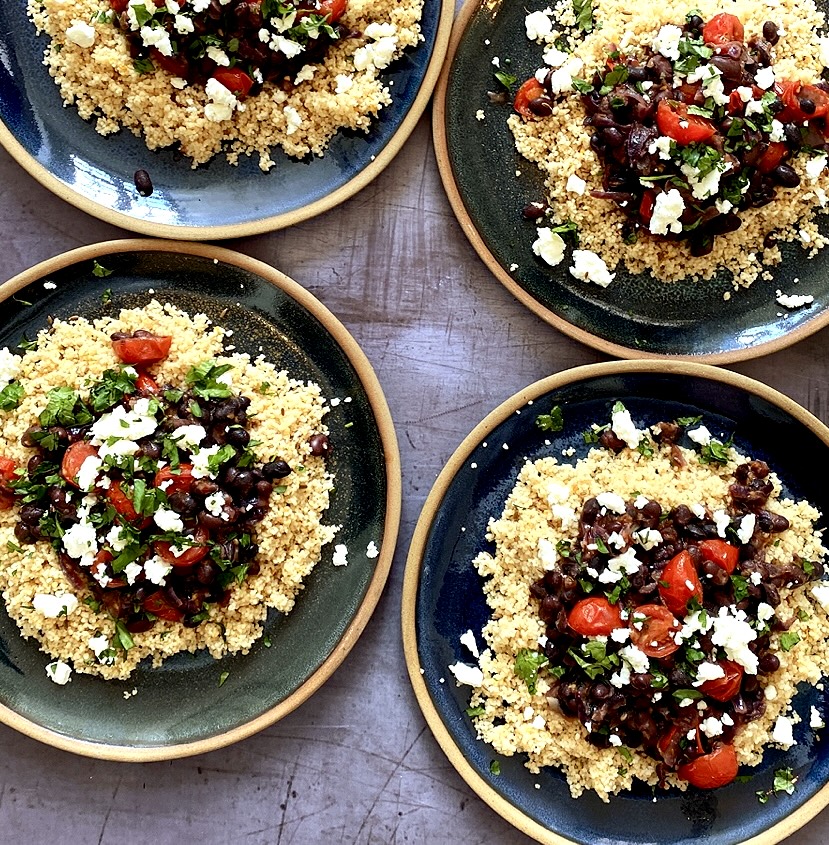 Feta and Black Bean Couscous | Nigella's Recipes | Nigella Lawson