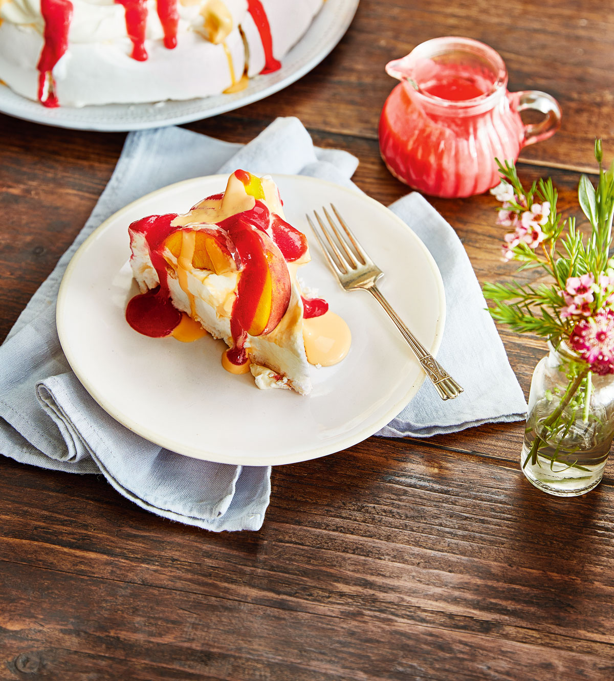 Peach Melba Pavlova | Nigella's Recipes | Nigella Lawson